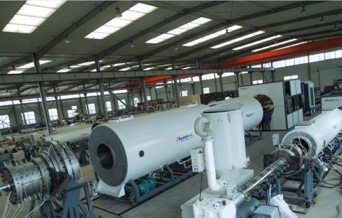 HDPE Jacket Extrusion Line for PU Foaming Pre-insulated Pipe