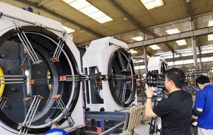 HDPE Jacket Extrusion Line for PU Foaming Pre-insulated Pipe