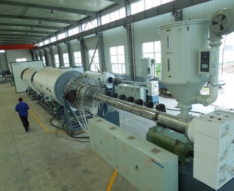 preinsulated pipe jacket extrusion line|3LPE pipe coating equipment ...