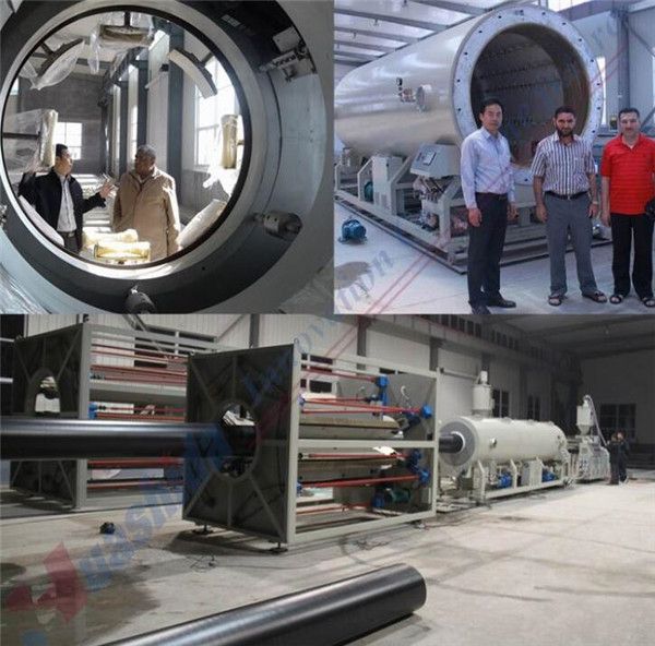 Huashida pre-insulated outer jacket extrusion line has another innovation.